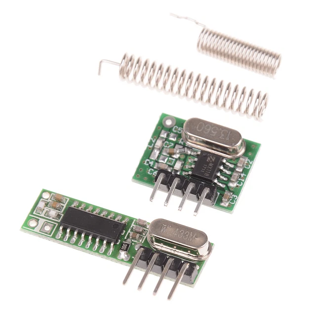 RF MODULE 433MHZ superheterodyne receiver and transmitter kit For ...