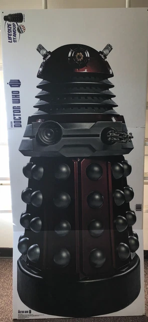 DOCTOR WHO RED Dalek Life Size Cardboard Cutout Standee Official Store ...