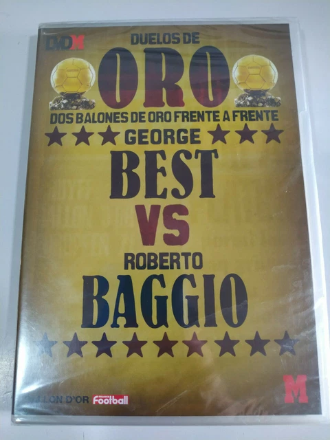 GEORGE BEST VS Roberto Baggio Balloon Dueling Gold Football DVD Region ...