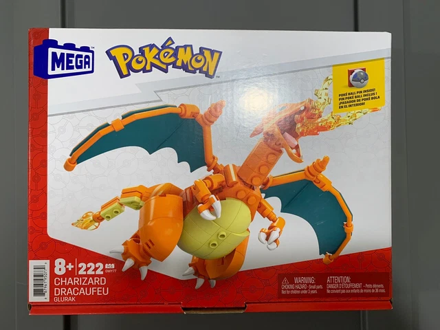 POKÉMON CHARIZARD MEGA Construx Building Block Set Box GWY77 NEW $19.99 ...