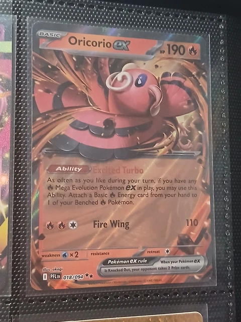 ORICORIO EX 018/094 Me02: Phantasmal Flames Holo £1.29 - PicClick UK