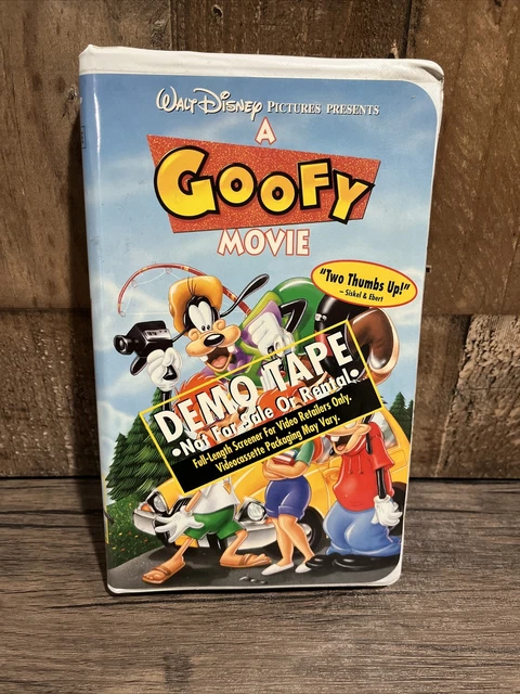 VTG AND SUPER Rare A Goofy Movie (VHS DEMO TAPE, Clamshell) Disney ...