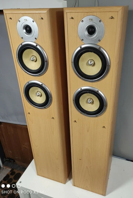 FLOOR STANDING SPEAKERS - TDL Nucleus KV6 25-125W £25.00 - PicClick UK