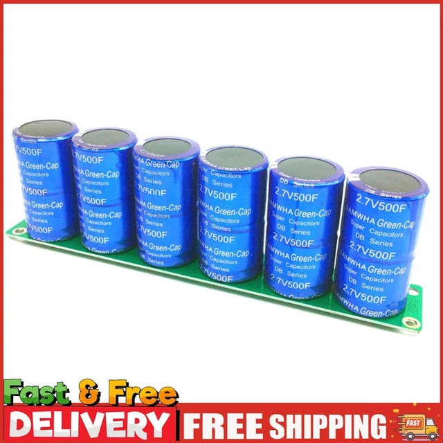 SINGLE ROW SUPERCAPACITOR 2.7V500F with Balance Plate Circuit Plate for ...