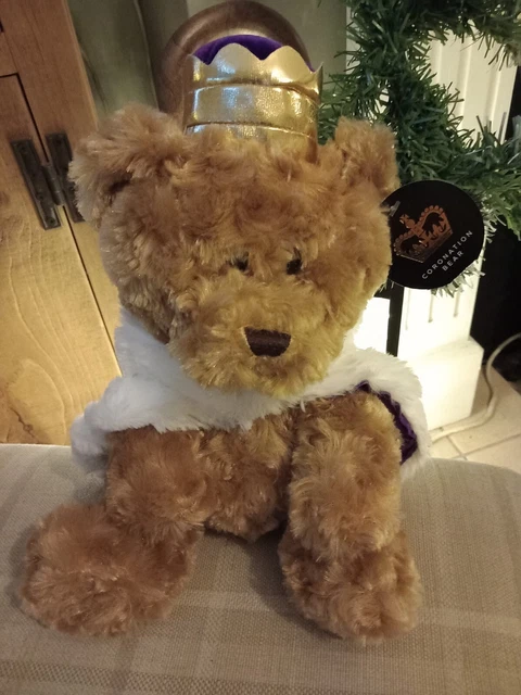 CORONATION TEDDY BEAR: King Charles III Commemorative. (from WHSmith ...