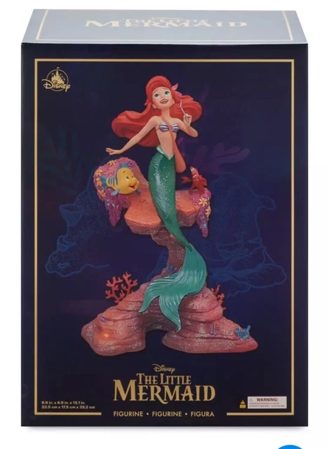 2023 DISNEY PARKS Ariel The Little Mermaid Light-Up 13” Figurine Art ...