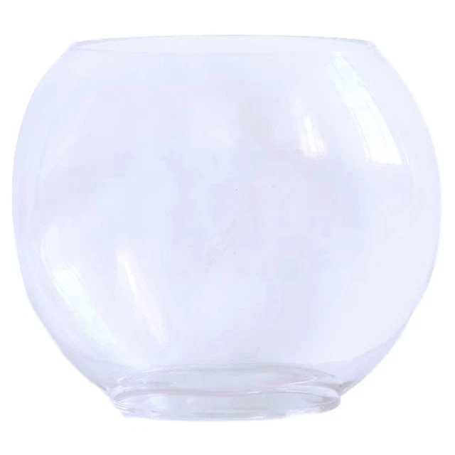 FLAT FISH TANK Planters for Plants Terrarium Bowl Hydroponic Round £27. ...