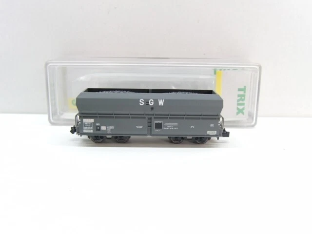MINITRIX N 15655-12 Selbstentladewagen SGW, SNCF, NEM, NEU in OVP ...