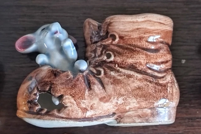 VINTAGE JAPANESE NAPCOWARE 1960's Kitsch Mouse in Boot £2.22 - PicClick UK