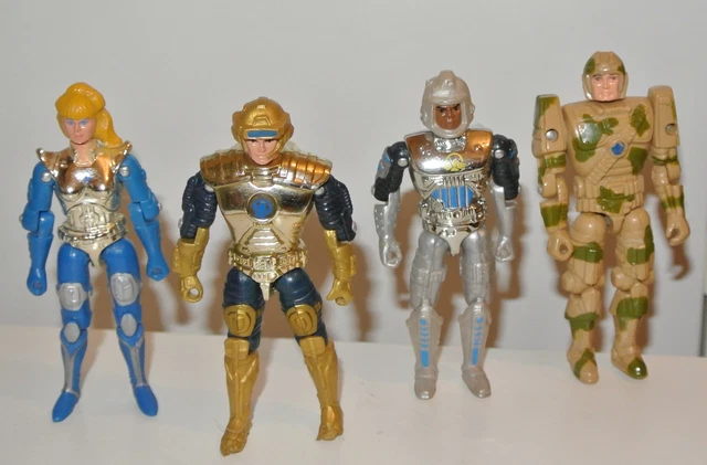 CAPTAIN POWER 1987 action force figures Mattel Lt. Tank Ellis Baker ...