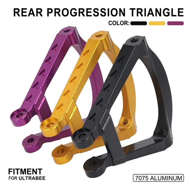 CNC ALLOY TRIANGLE Linkage for SurRon For ultra Bee Passenger Footrest ...