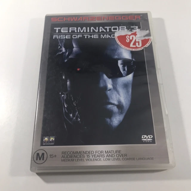 TERMINATOR 3 RISE Of The Machines DVD Region 4 PAL Arnold ...