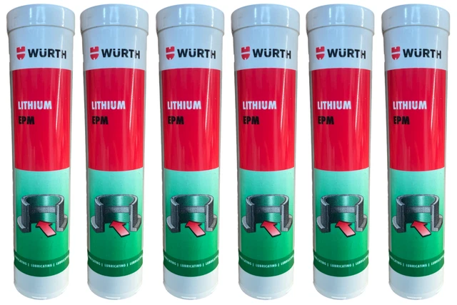 GENUINE WURTH MULTI-PURPOSE EPM LITHIUM GREASE 400g CARTRIDGE £7.95 ...