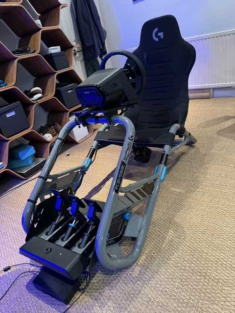 SIM RACING COCKPIT. Playseat trophy, Logitech g Pro Wheel And ...