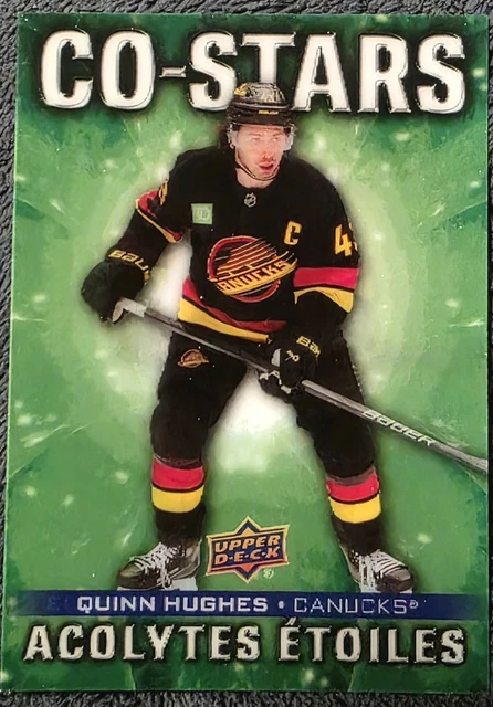 💥 2025-26💥TIM HORTON'S Hockey Cards💥 Co-Stars Quinn Hughes/Elias ...