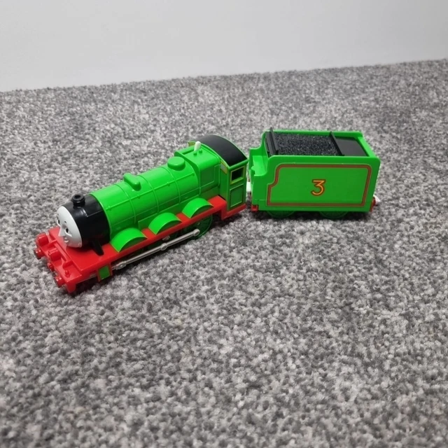 TOMY TRACKMASTER THOMAS The Tank Engine Battery Train Henry & Tender No ...