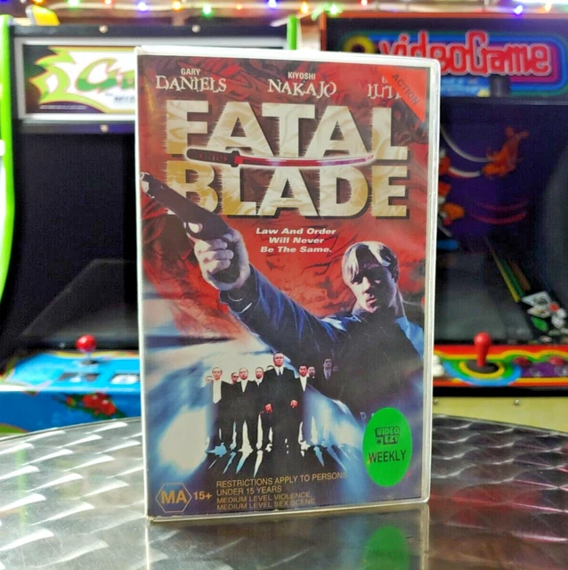 FATAL BLADE - Gary Daniels - Martial Arts VHS Movie Video - Big Box Ex ...