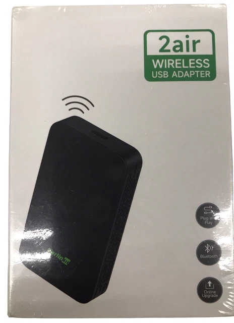 GARLIN KIT CPC200-2 AIR Wired CarPlay to Wireless USB Adapter Sealed ...