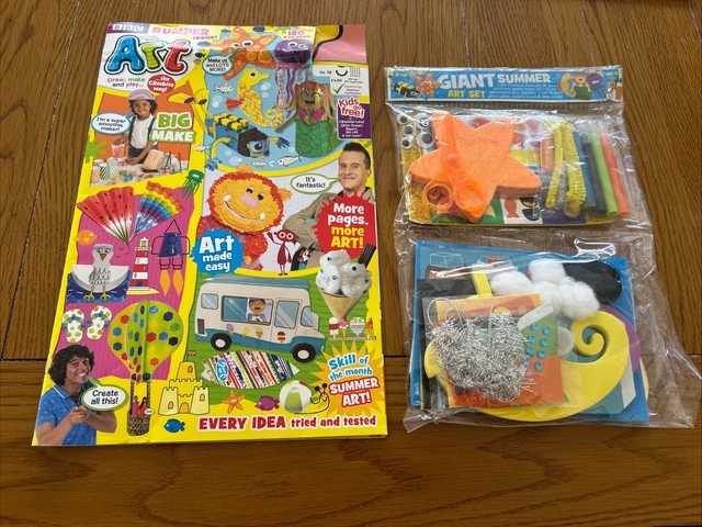 CBEEBIES ART MAGAZINE Issue No 118 And Added Giant Summer Craft Art Set ... CBEEBIES ART MAGAZINE Issue No 118 And Added Giant Summer Craft Art Set ...