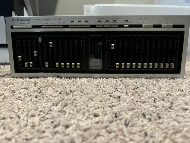 VINTAGE KENWOOD GE-1000 Graphic Equalizer with Time Delay System $145. ...