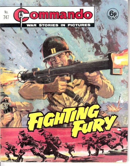 COMMANDO COMIC FIGHTING FURY Issue No 747 EUR 9,09 - PicClick IT