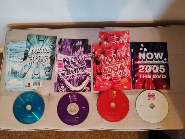NOW THATS WHAT i call music DVD 2001 2003 2004 2005 £5.00 - PicClick UK