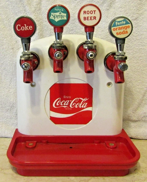 1950S COCA-COLA CORNELIUS Tombstone 4-Tap Dispenser Soda Fountain ...