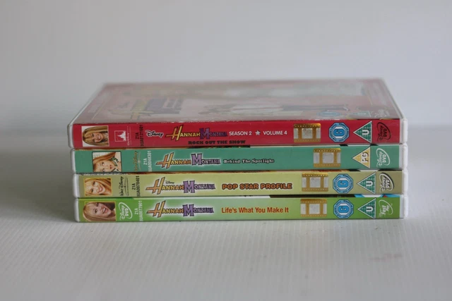 HANNAH MONTANA DISNEY DVD Bundle X4 £15.00 - PicClick UK