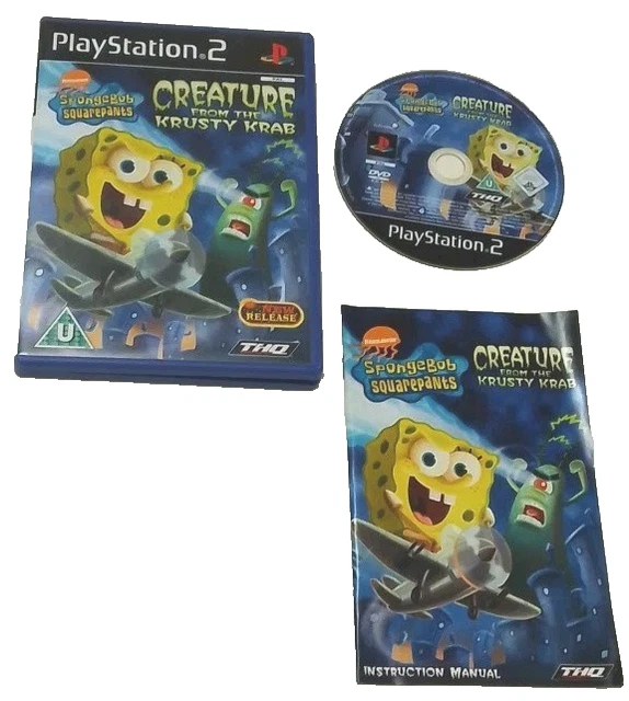 SPONGEBOB SQUAREPANTS PS2 Creature From Krusty Krab Playstation 2 ...