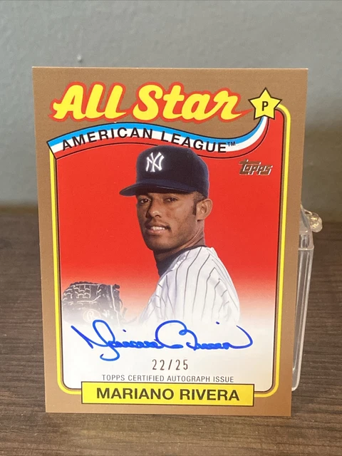 2024 TOPPS MARIANO Rivera auto or /25 89ASA-MR EUR 93,45 - PicClick FR
