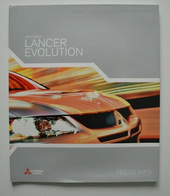 MITSUBISHI LANCER EVOLUTION 2003 Press Kit - English - North America ...