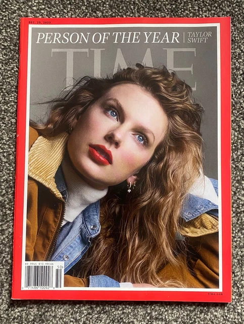 TAYLOR SWIFT TIME Magazine Person of the Year 2023 Face Cover #1 USA ...