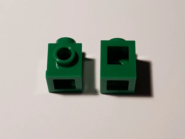 LEGO 10 X 4070 Converter Stone 1x1 Green 4187334 (#AC17) Green Lamp ...