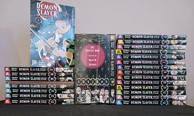 DEMON SLAYER 1-23 mit Band 20 Limited + Band 16 mit Schuber Manga ...