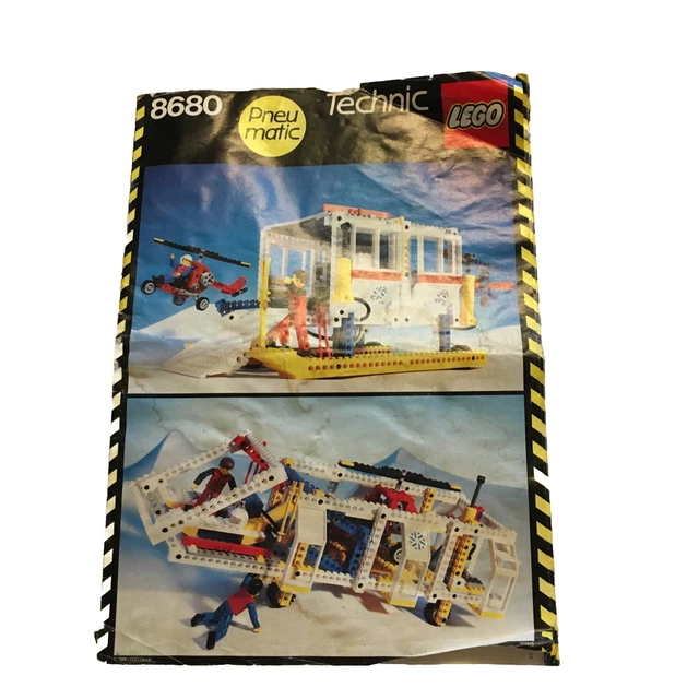 LEGO TECHNIC 8680 Arctic Rescue Base Instruction Manual ONLY Vintage ...