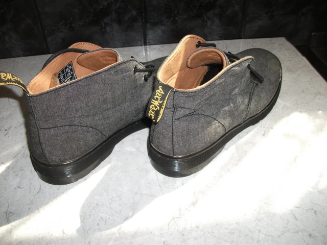 DR MARTENS GREY Cloth Suede Boots Uk 8 Mayport Aw501 Sk04 S £24.99 ...
