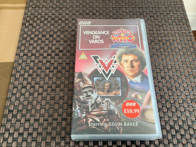 DR WHO VHS tape vengeance on Varos Colin baker in vgc £1.99 - PicClick UK