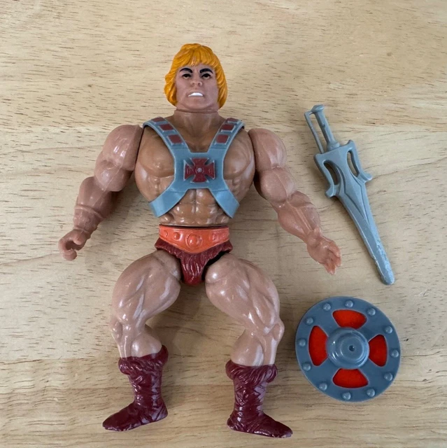 RARE ORIGINAL He-Man Master Of The Universe He-Man 5" Figure 1982 £39. ...