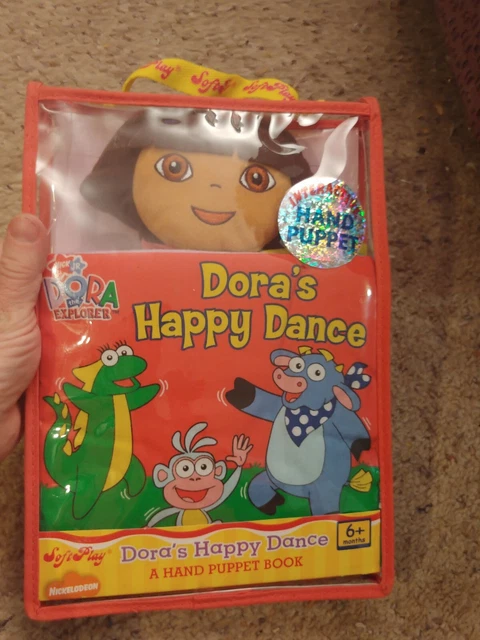DORA THE EXPLORER Doras Happy Dance Hand Puppet Book Early Language Dev ...