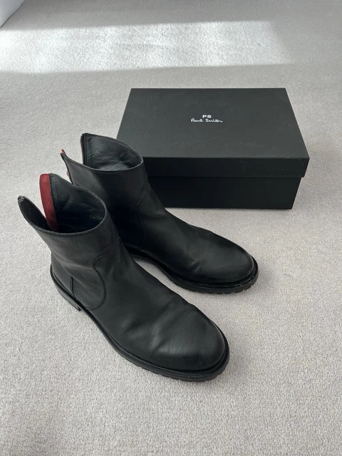 PAUL SMITH FALK Black Leather Boot. MEN’S SIZE: UK10. £115.10 - PicClick UK