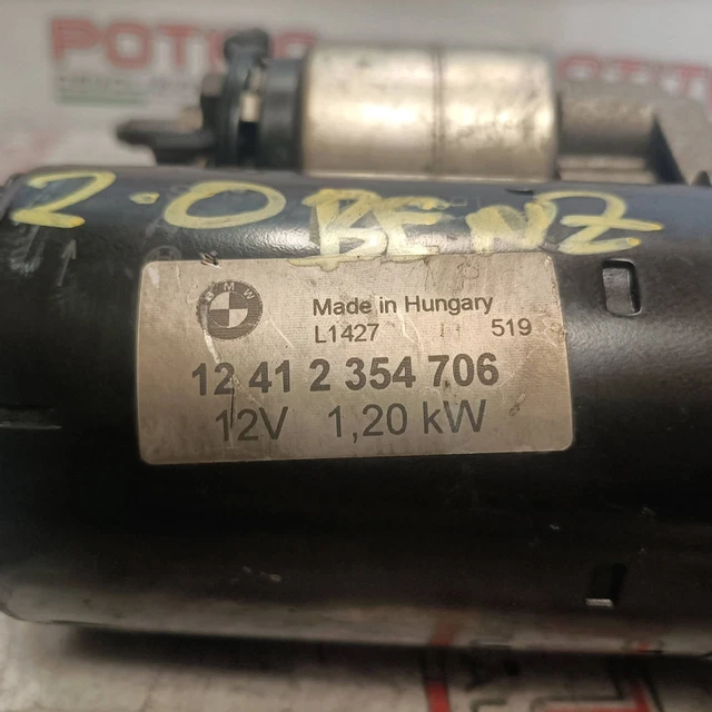 12412354706 MOTORINO AVVIAMENTO per BMW X1 (E84) sDrive18i SUV 2005 ...