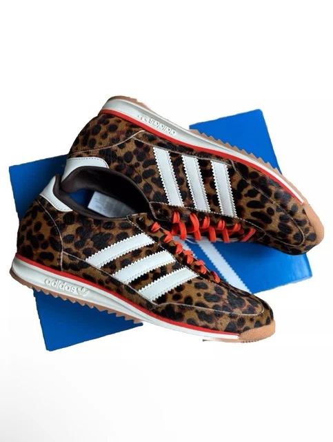 ADIDAS ORIGINALS SL 72 OG Leopard Dark Brown Orange UK 6 £109.95 ...