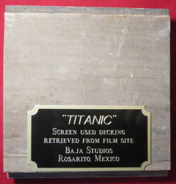 TITANIC MOVIE PROP Piece Of 24" Decking Screen Used £161.36 - PicClick UK
