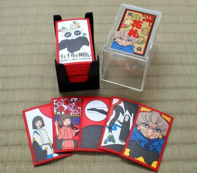 HANAFUDA, JAPAN TRADITIONAL Playing Cards, Ghibli "Spirited Away" , NEW ...