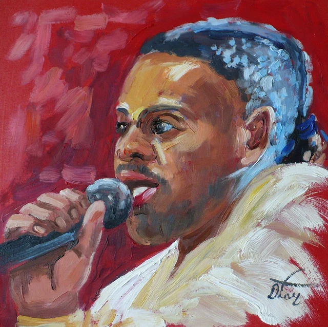 JASON DERULO MUSIC Singer Oil Painting Impressionist Dorothy Laz COA £ ...