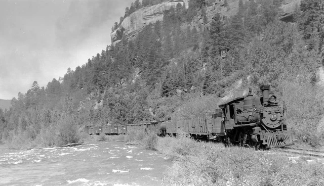 RGS RIO GRANDE Southern Railroad N/G engine No 20, type 4-6-0 Old Train ...