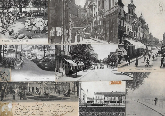 LOT DE 33 cartes postales anciennes de la ville de Vichy. 49 EUR 8,20 ...