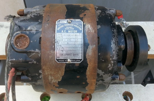 BRITISH THOMSON - Houston Ac Motor Bs.2408 ( 1/4 Hp ) £59.00 - PicClick UK