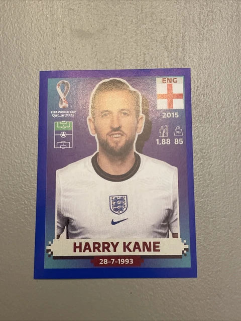 PANINI QATAR 2022 World Cup Stickers Harry Kane Blue Parallel Eng18 England EUR 9,31 - PicClick FR