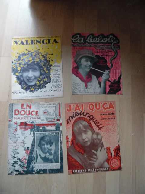LOT PARTITIONS ILLUSTREES Revues Music Hall Mistinguette 1925 EUR 7,90 ...